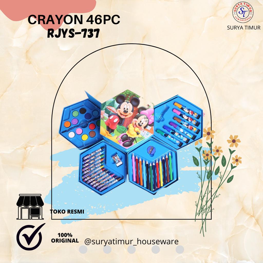Jual Crayon set box 46pc | Shopee Indonesia