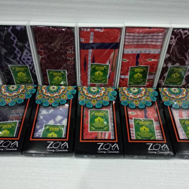 Jual 1 kotak Kain Sarung Samarinda Merk Zoya | Shopee Indonesia