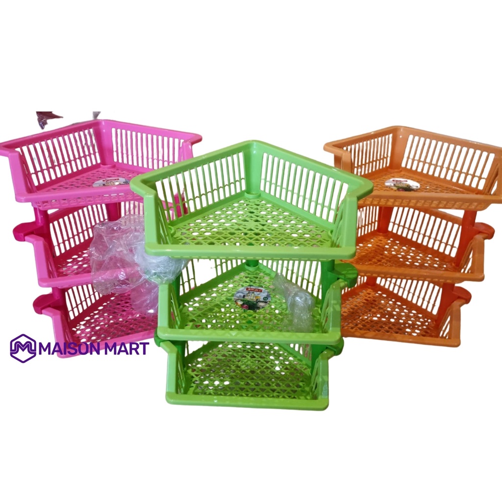 Jual Rak sudut plastik lion star | rak triangle sudut lion star ...