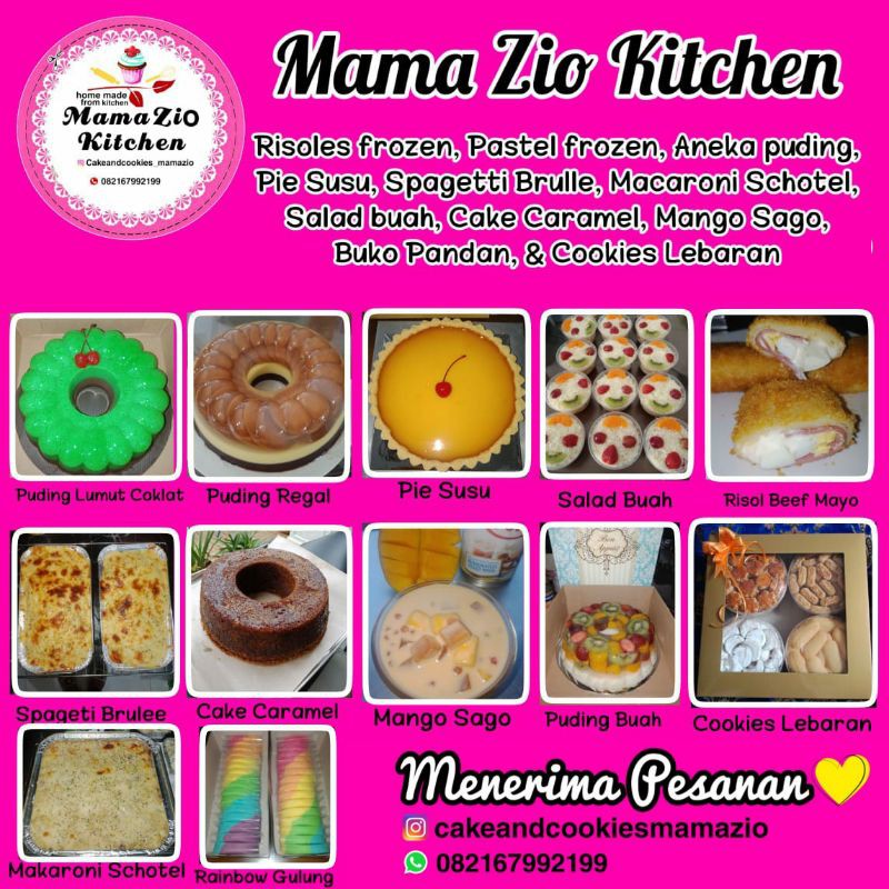 Jual Banner kue / makanan / cemilan ukuran 1x1 meter | Shopee Indonesia