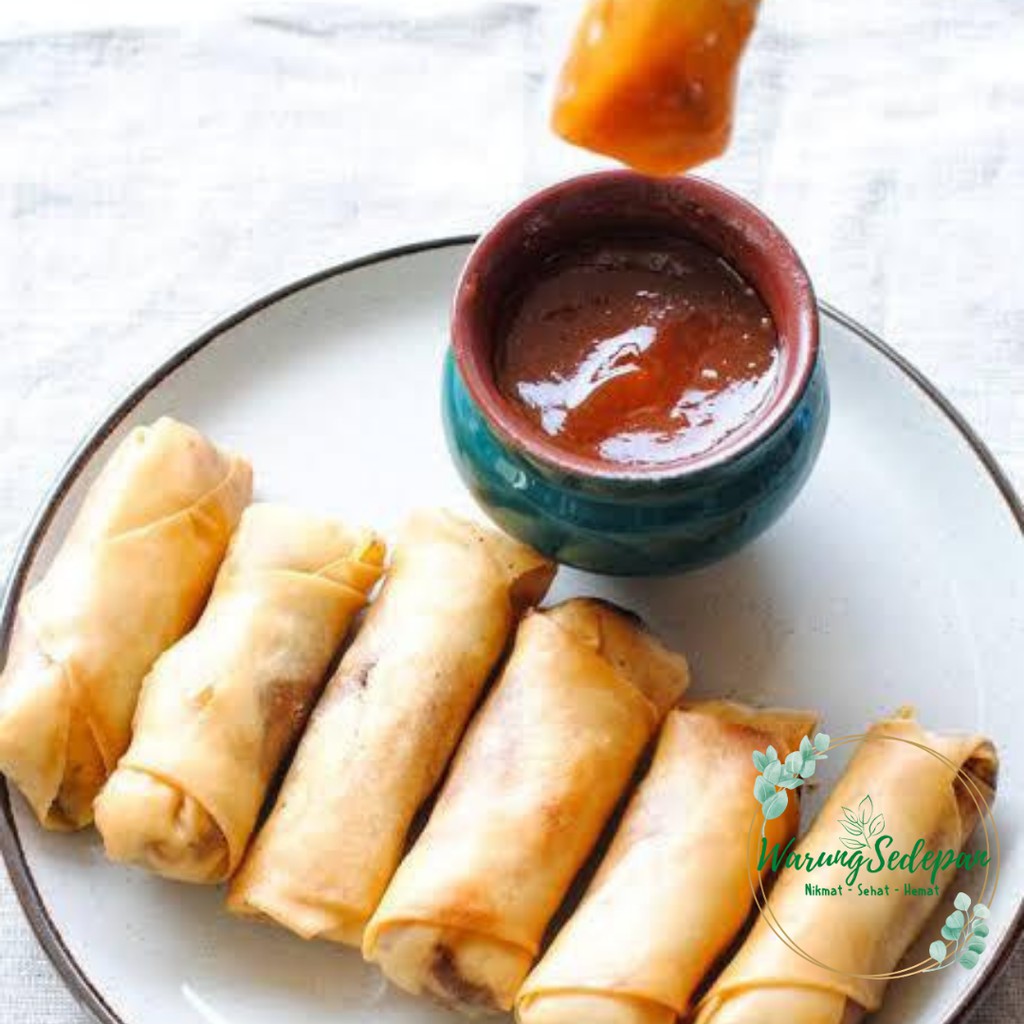 Jual Lumpia Sayur Beku isi 10 Vegetable Spring Roll Beku Frozen Food ...