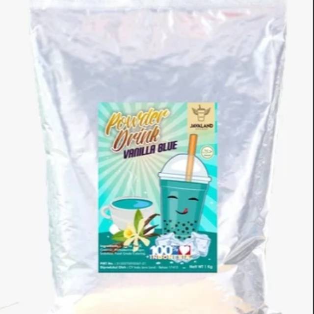 Jual Bubuk Minuman Rasa Vanilla Blue 1kg | Shopee Indonesia