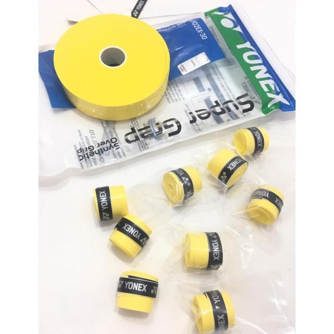 Jual Yonex grip AC102EX Badminton original | Super Grap AC102 EX kuning ...