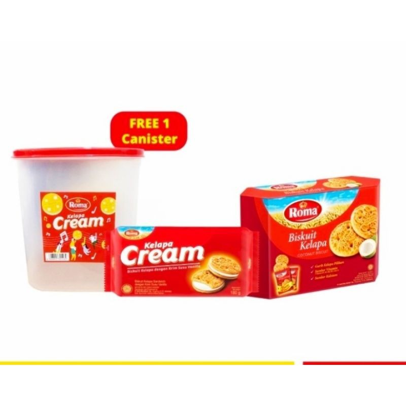 Jual Paket Roma Kelapa / Beli 3 + free 1Box/ Roti Roma Kelapa Enak ...