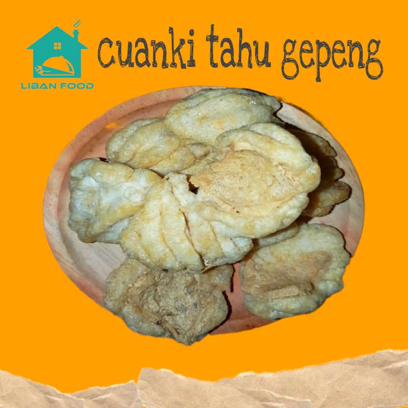 Jual CUANKI TAHU GEPENG 50PCS/ CUANKI TAHU GEPREK/LIBANFOOD | Shopee ...