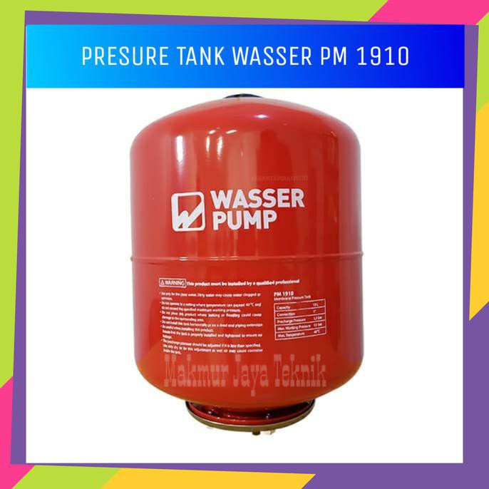 Jual Tabung Pompa Air Tangki Pressure Tank Wasser 19 Liter Original ...