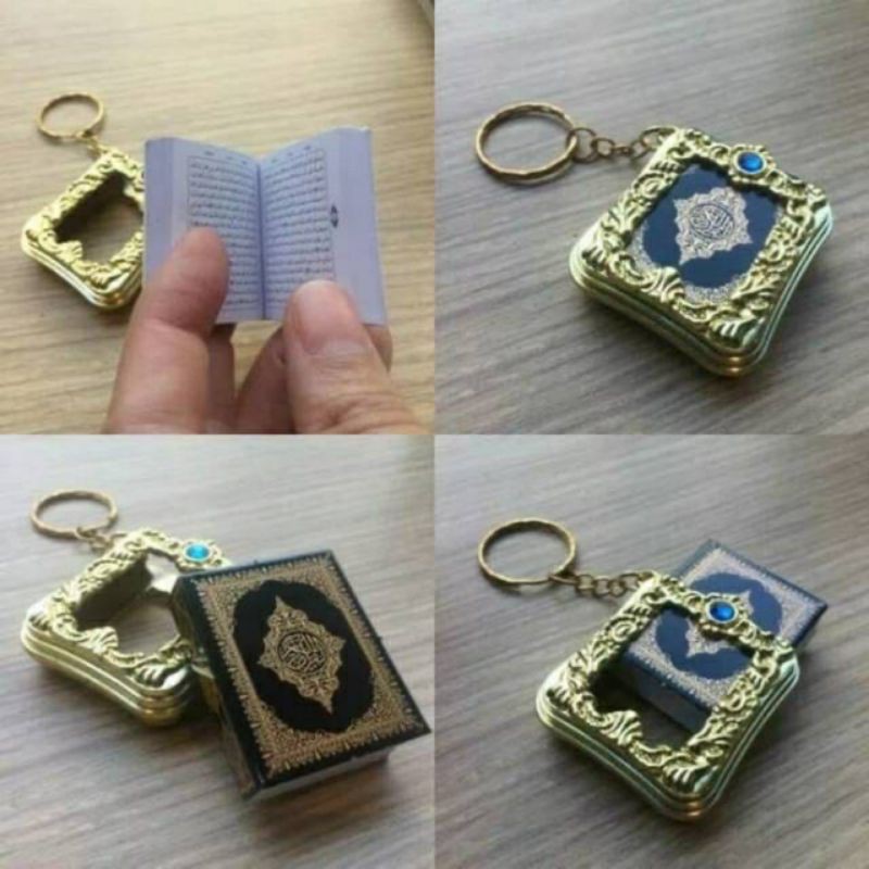 Jual Alquran Mini Gantungan Kunci Kitab suci Al Quran Qur'an Mini Baca ...