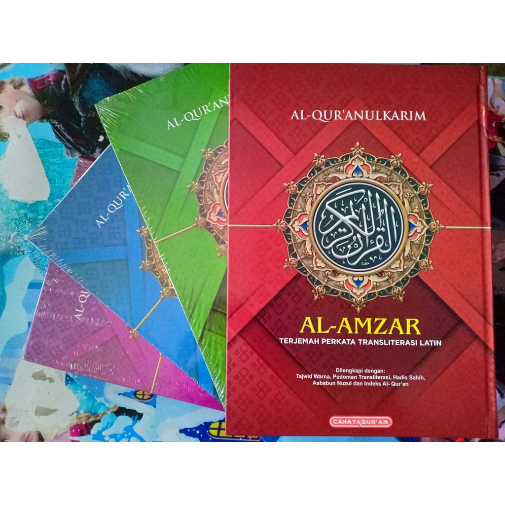 Jual Al Quran Tajwid Terjemah Perkata Transliterasi Latin Al Quran Al Amzar Besar A4 | Shopee ...