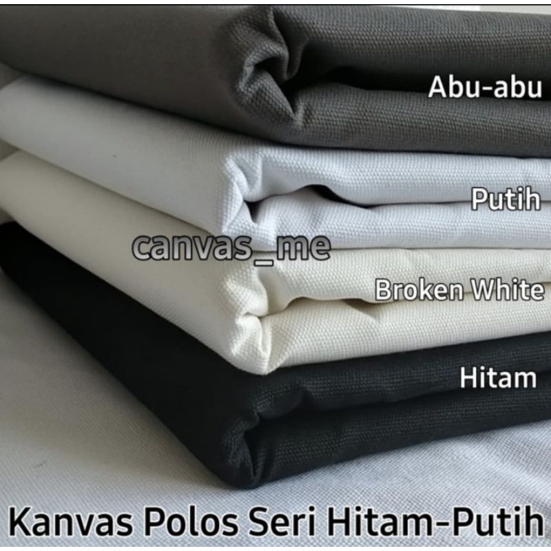 Jual KAIN KANVAS/BAHAN CANVAS (HARGA PER SETENGAH METER/50CM) | Shopee ...