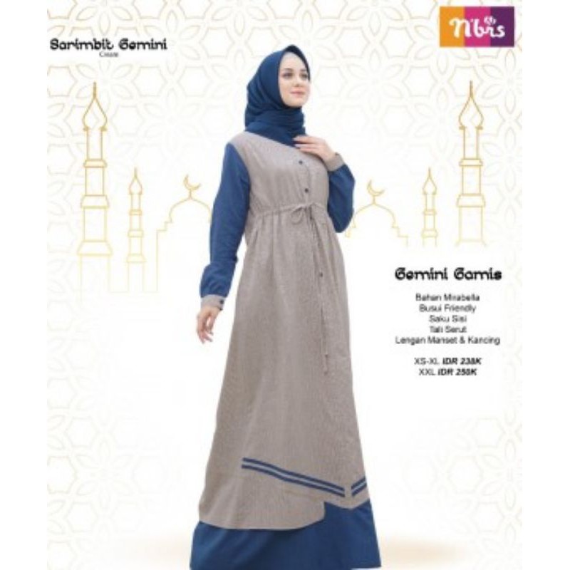 Jual GAMIS NIBRAS GEMINI | Shopee Indonesia