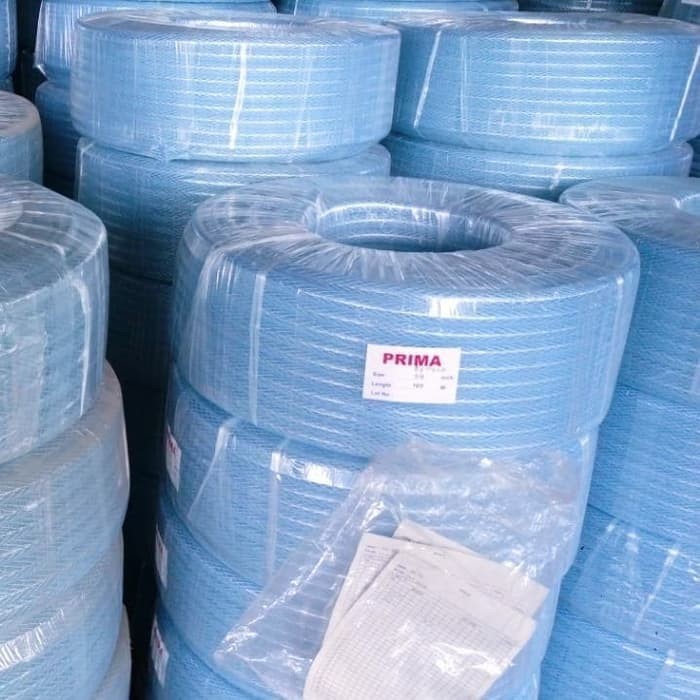 Jual Selang Air Serat Benang Putih Bening Diameter 1/2" PRIMA Meteran ...