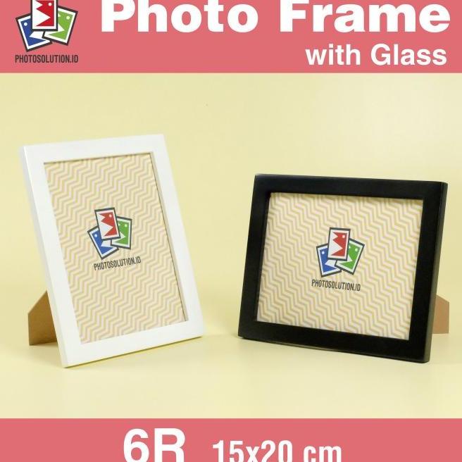 Jual Bingkai Foto 6R Kayu Minimalis Pakai Kaca - Photo Frame E02 ...