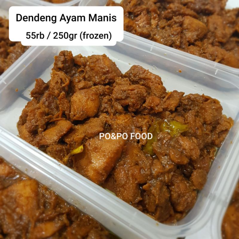 Jual Dendeng Ayam Manis 250gr Frozen | Lauk makan frozen food praktis ...