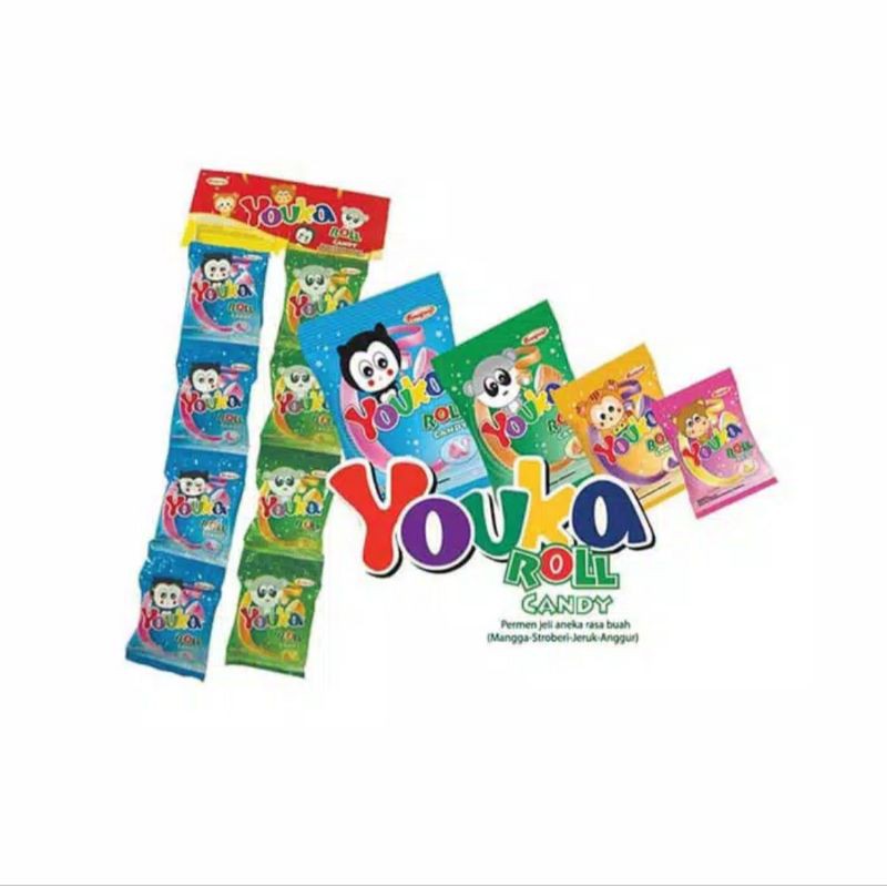 Jual (PACK) Youka Roll Permen Isolasi (20pcs x 4.5gr) | Shopee Indonesia