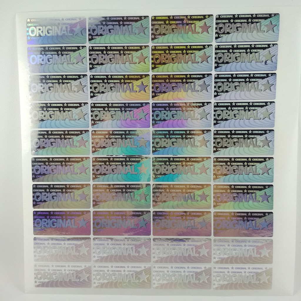 Jual Stiker Hologram Original Bintang silver | Shopee Indonesia