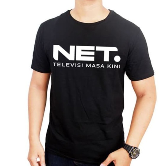 Jual kaos NET TELEVISI MASA KINI -polyflex -sablon digital -kaos distro ...