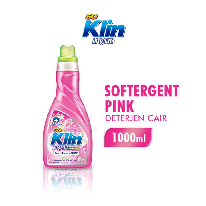 Jual Soklin Deterjen Cair Soft Botol 1000 ml | Shopee Indonesia