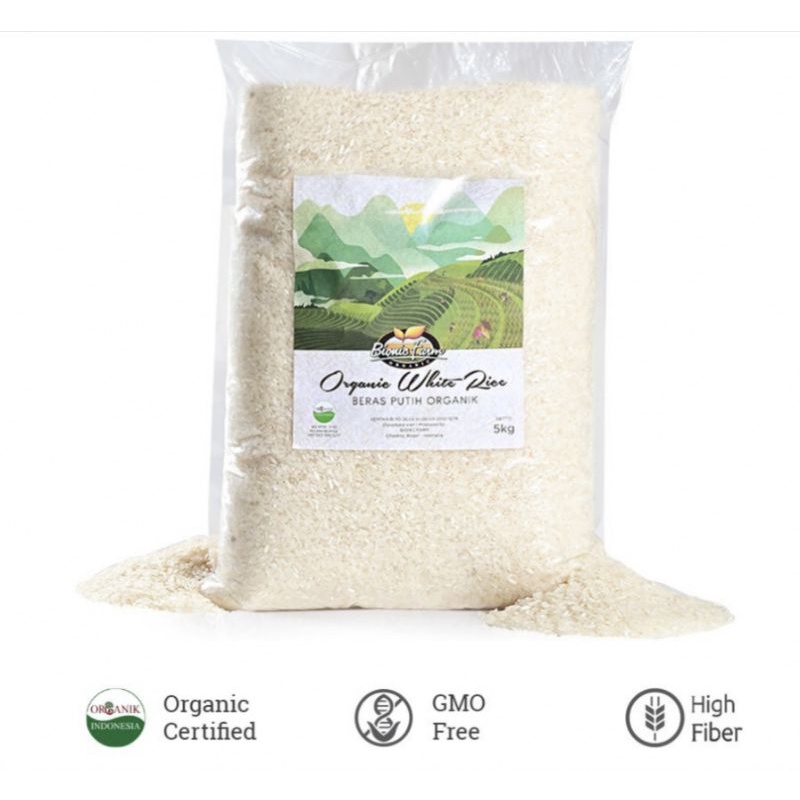 Jual BERAS ORGANIC BIONICFARM 5KG | Shopee Indonesia