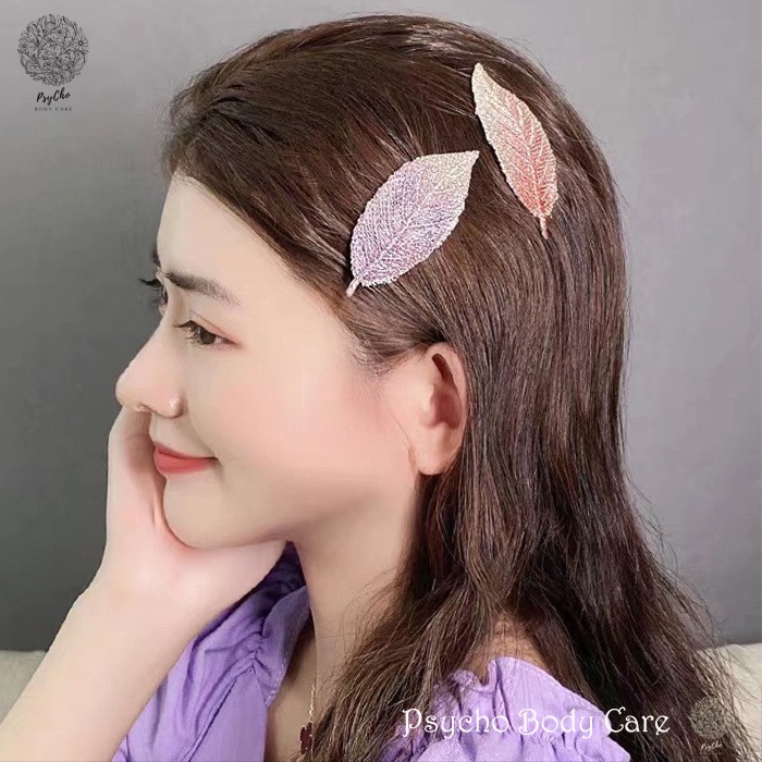 Jual Jepit Rambut Korea Hairpin Korea Daun Hair Clip Original COD ...