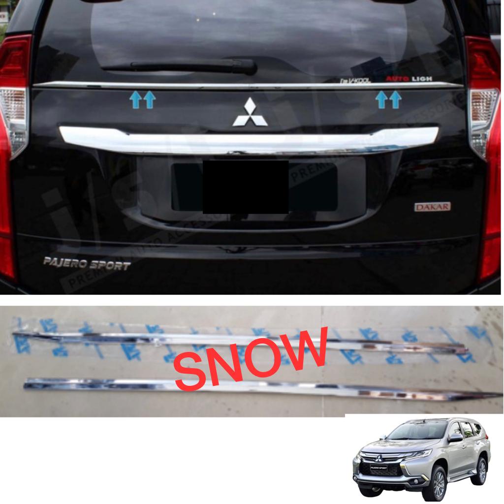 Jual List Kaca Belakang All New Pajero Sport 2016 2018 2022 Up Chrome ...