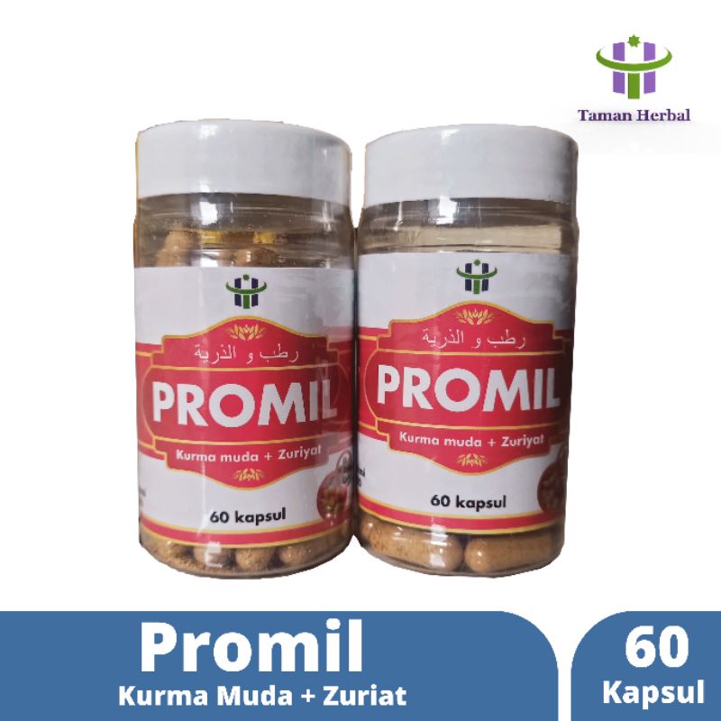 Jual Promil Kurma Muda Plus Zuriat 60 kapsul Taman Herbal | Shopee ...