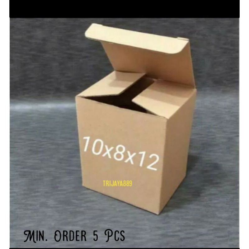 Jual kardus box pizza/ box kue/ die cut uk. 10x8x12 | Shopee Indonesia