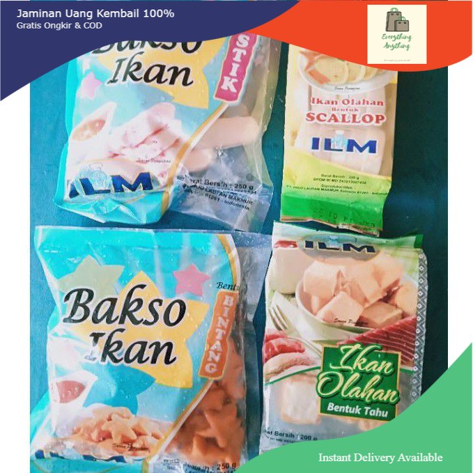 Jual ILM scalop/bakso ikan/bakso bintang/tahu tofu/bakso stik 250gr ...