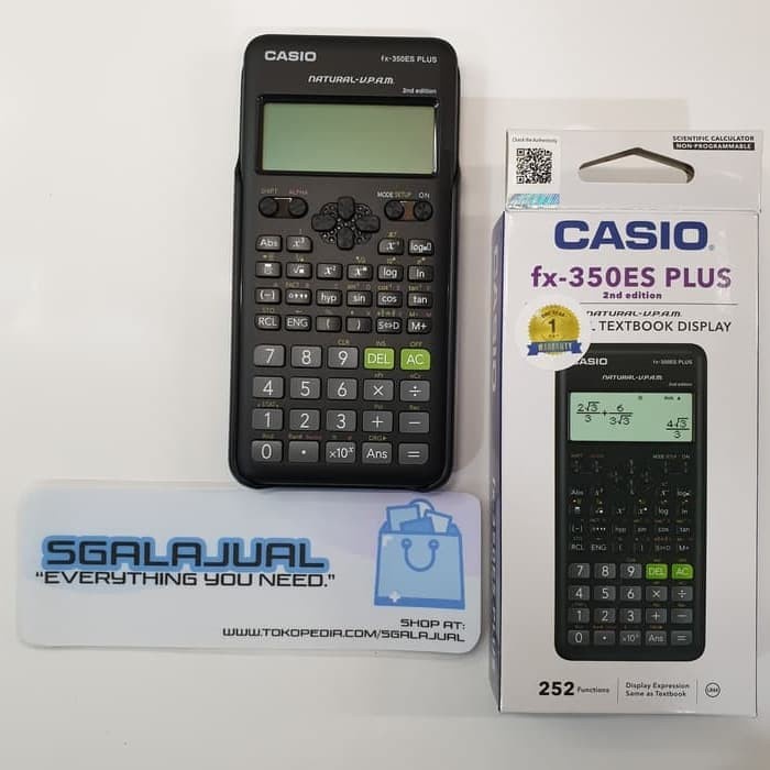 Jual CODES0X-07 new Casio fx-350ES PLUS 2nd edition | Shopee Indonesia