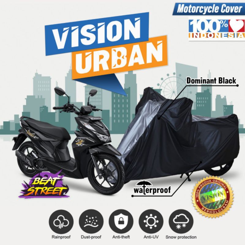 Jual Sarung Motor Honda Beat Street All Series Urban Vision Waterproof ...