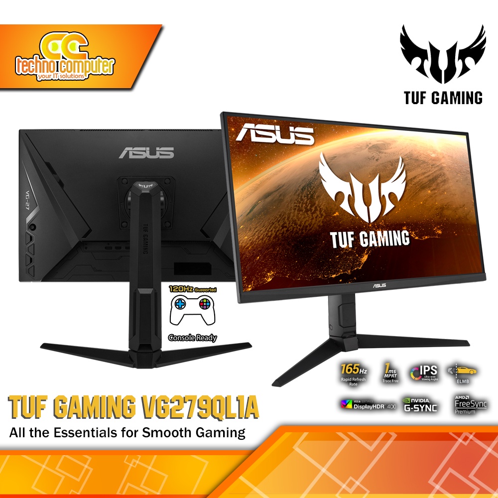 Jual MONITOR ASUS TUF GAMING VG279QL1A Gaming Monitor - 27 inch, FHD ...