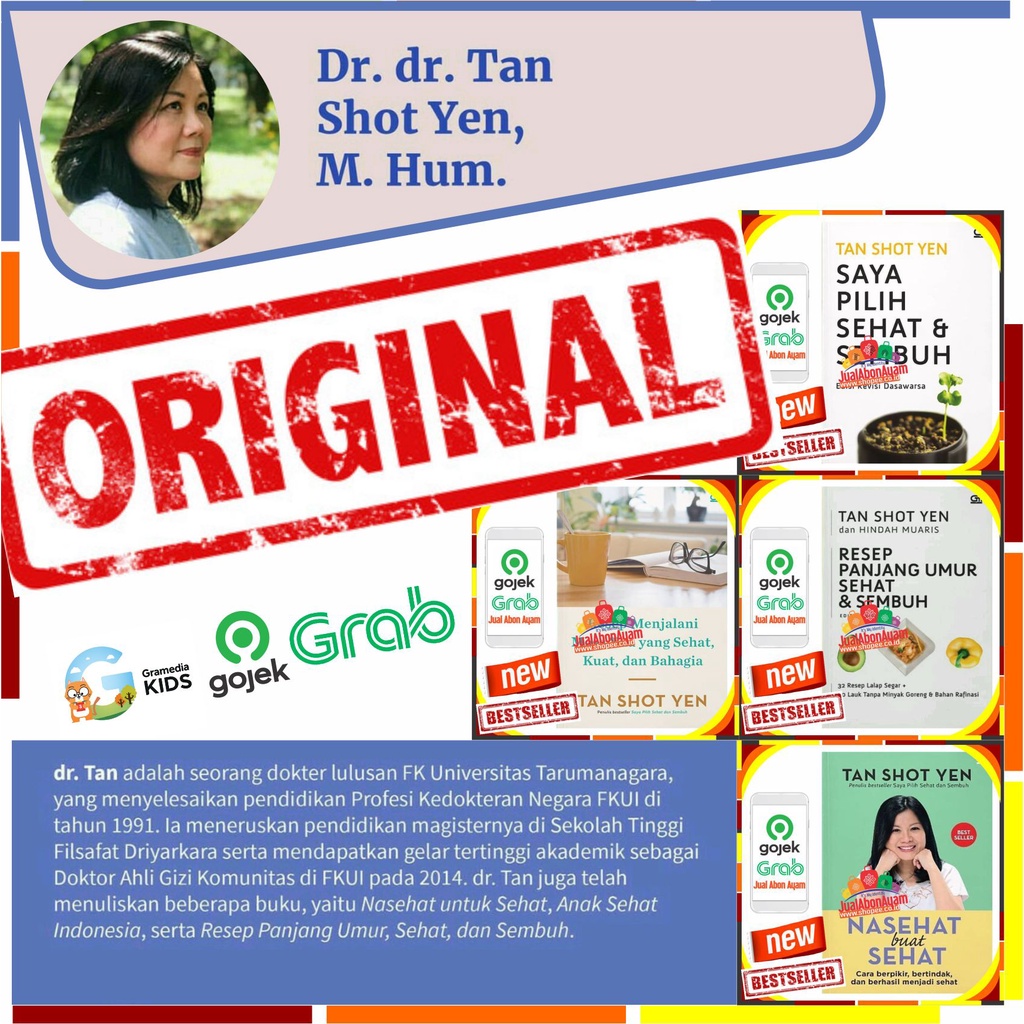 Jual Buku Resep Panjang Umur Sehat & Sembuh dr Tan Shot Yen | Shopee Indonesia