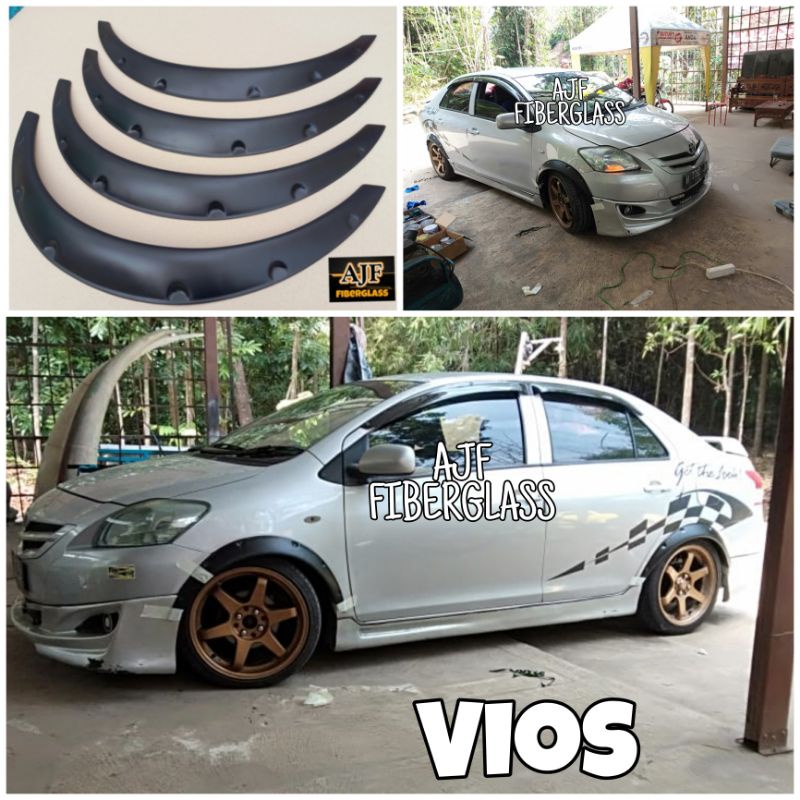 Jual Over Fender Vios Gen 1 Gen 2 Gen 3 1set | Shopee Indonesia