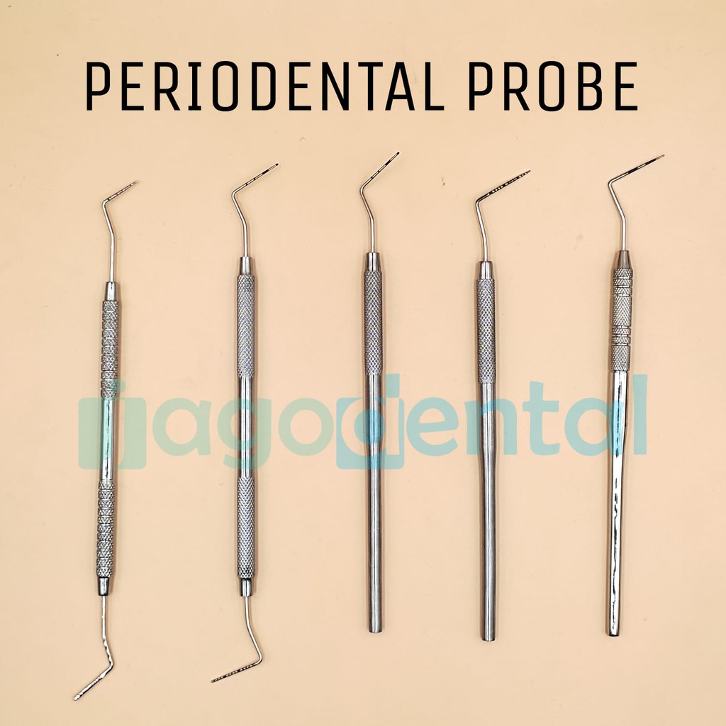 Jual PERIODONTAL PROBES WHO CPITN WILIAM MEASURING PROBE INSTRUMENT ...