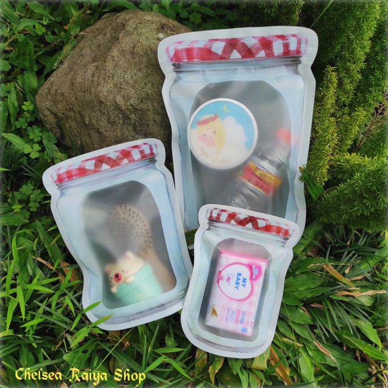 Jual Plastik standing pouch ziplock zipper motif toples tutup kotak ...