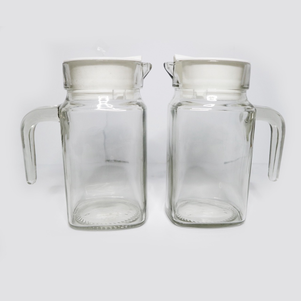 Jual Pitcher Kotak Kaca 500ML Water Jug Tebal Kaca | Shopee Indonesia