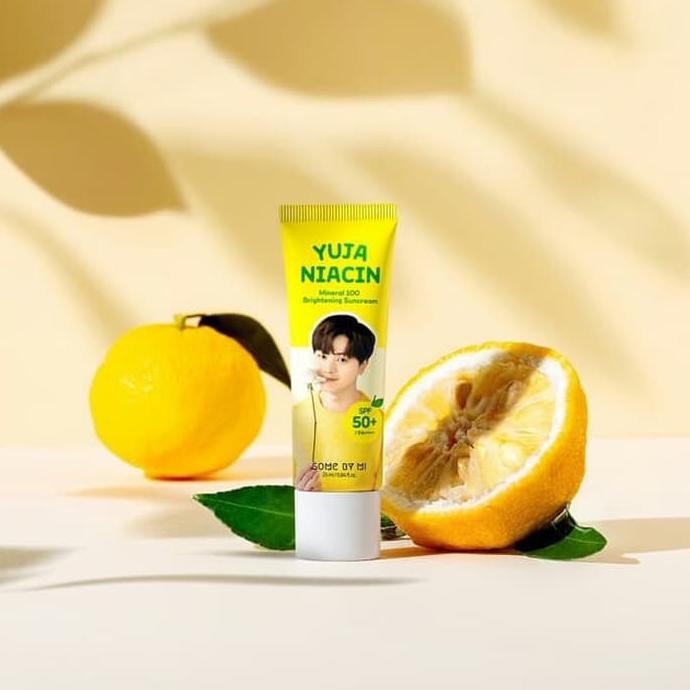 Jual Somebymi Yuja Niacin Mineral 100 Brightening Suncream Sun Cream ...