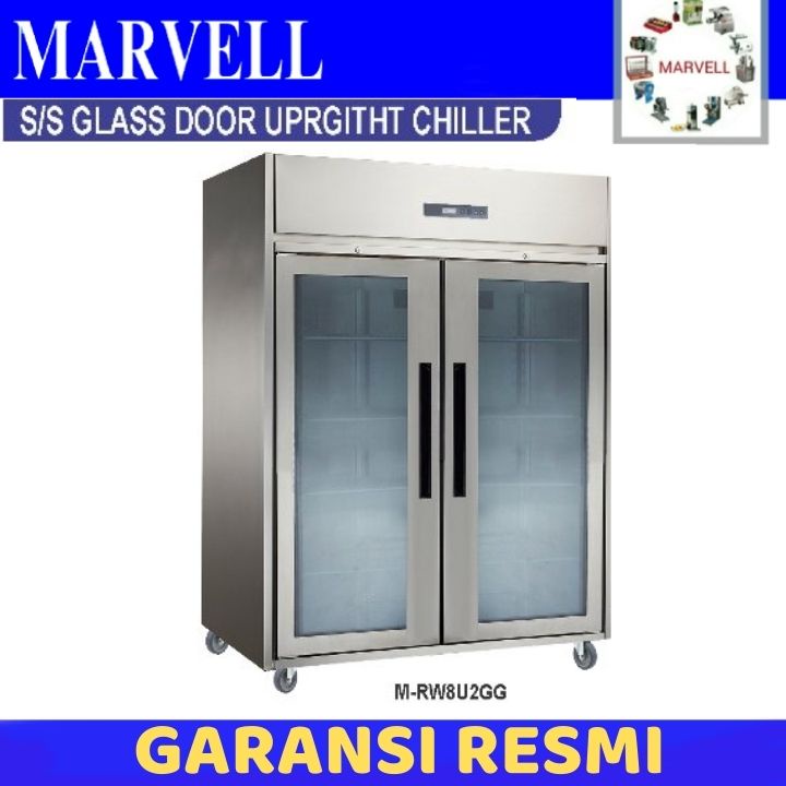 Jual GLASS DOOR UPRIGHT CHILLER GEA M-RW8U2GG / MRW8U2GG LEMARI ...