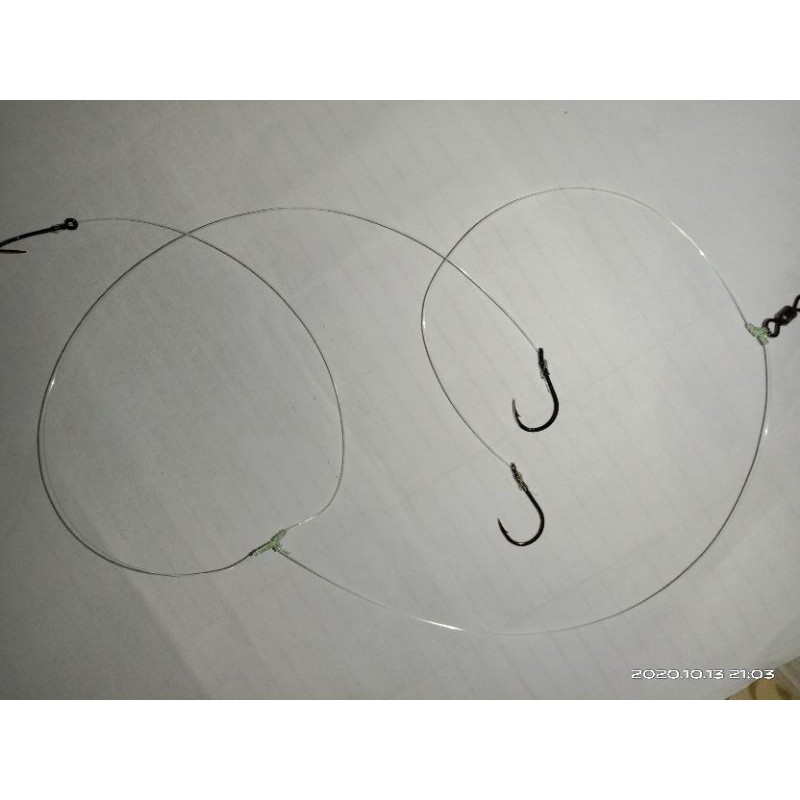 Jual rangkaian kali cabang 2 dan 3 ,tali kenceh, rangkaian kail ikan ...