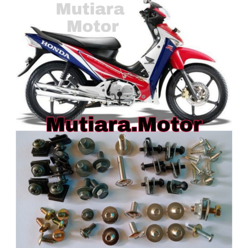 Jual Baut Baud Scrub Full Body Supra X 125 Lama / Batman 2005 sampai ...