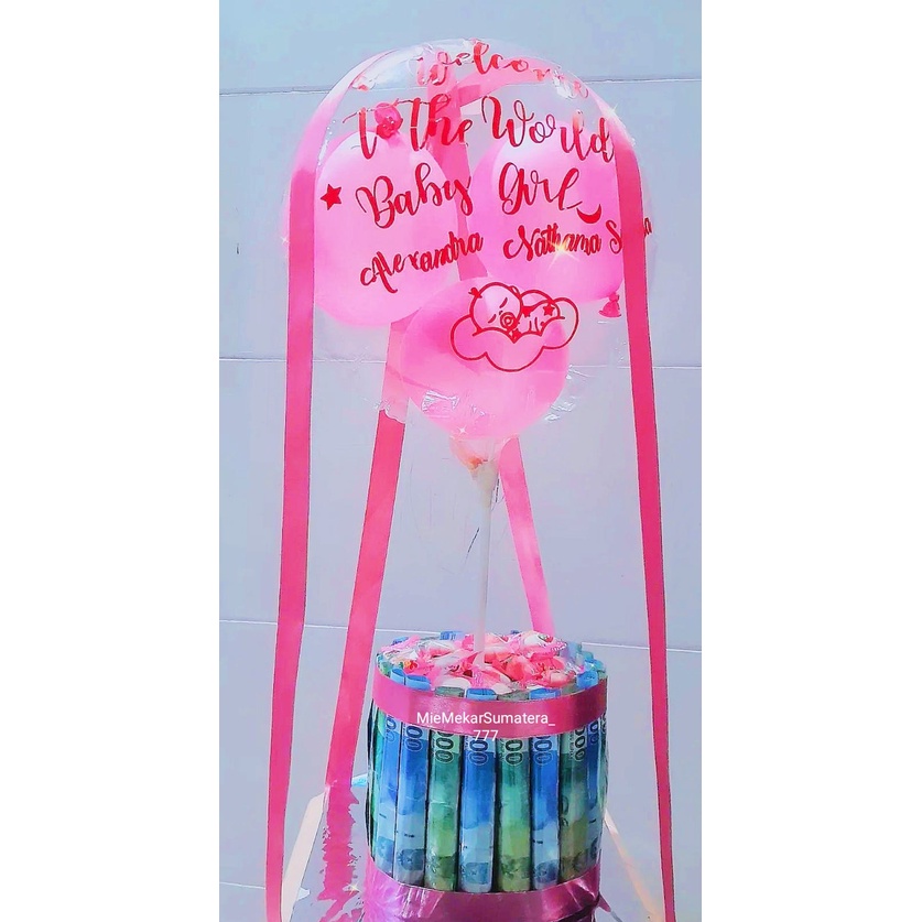 Jual Balon Bucket - Money Cake Balon - Money Cake - Bouquet Balon ... Jual Balon Bucket - Money Cake Balon - Money Cake - Bouquet Balon ...