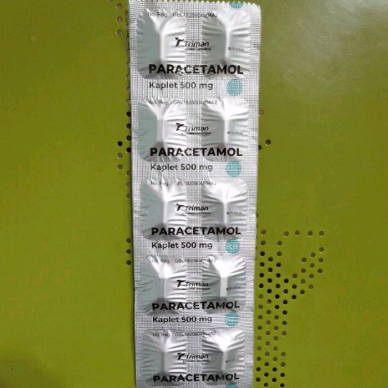 Jual PARACETAMOL TABLET (Obat Turun Panas, Sakit Kepala, Nyeri Gigi ...