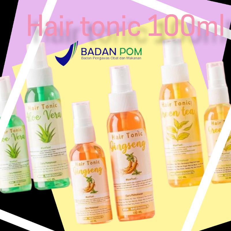 Jual HAIR TONIC 100ML HAIRTONIC MURAH BERKHASIAT UNTUK RAMBUT RONTOK ...