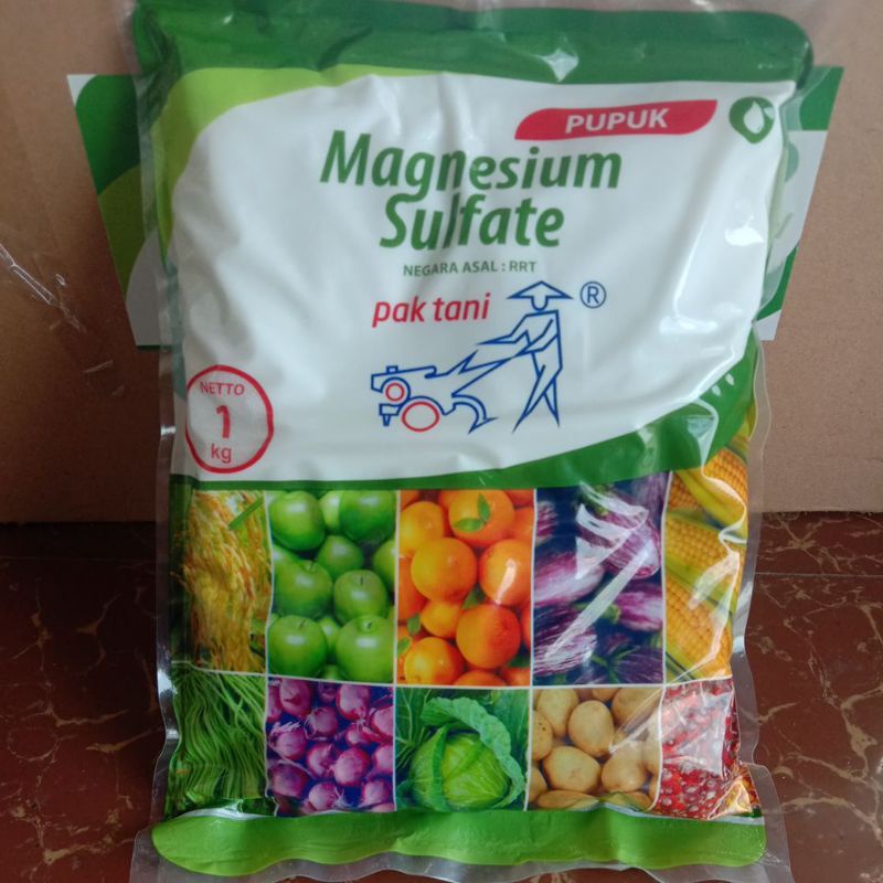 Jual Pupuk magnesium sulfate MgSO4 Cap Pak Tani [garam inggris] kemasan ...