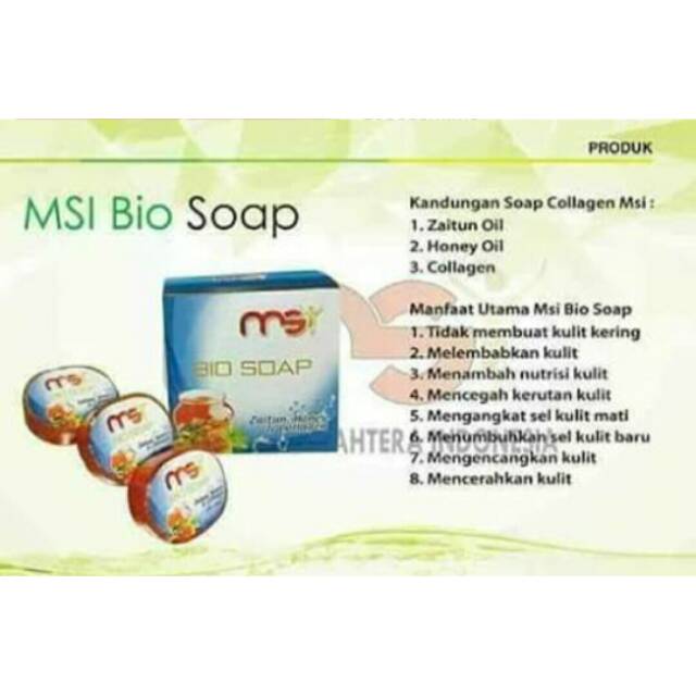 Jual MSI Biosoap Sabun Transparant (Sabun Madu/Sabun Collagen) | Shopee ...