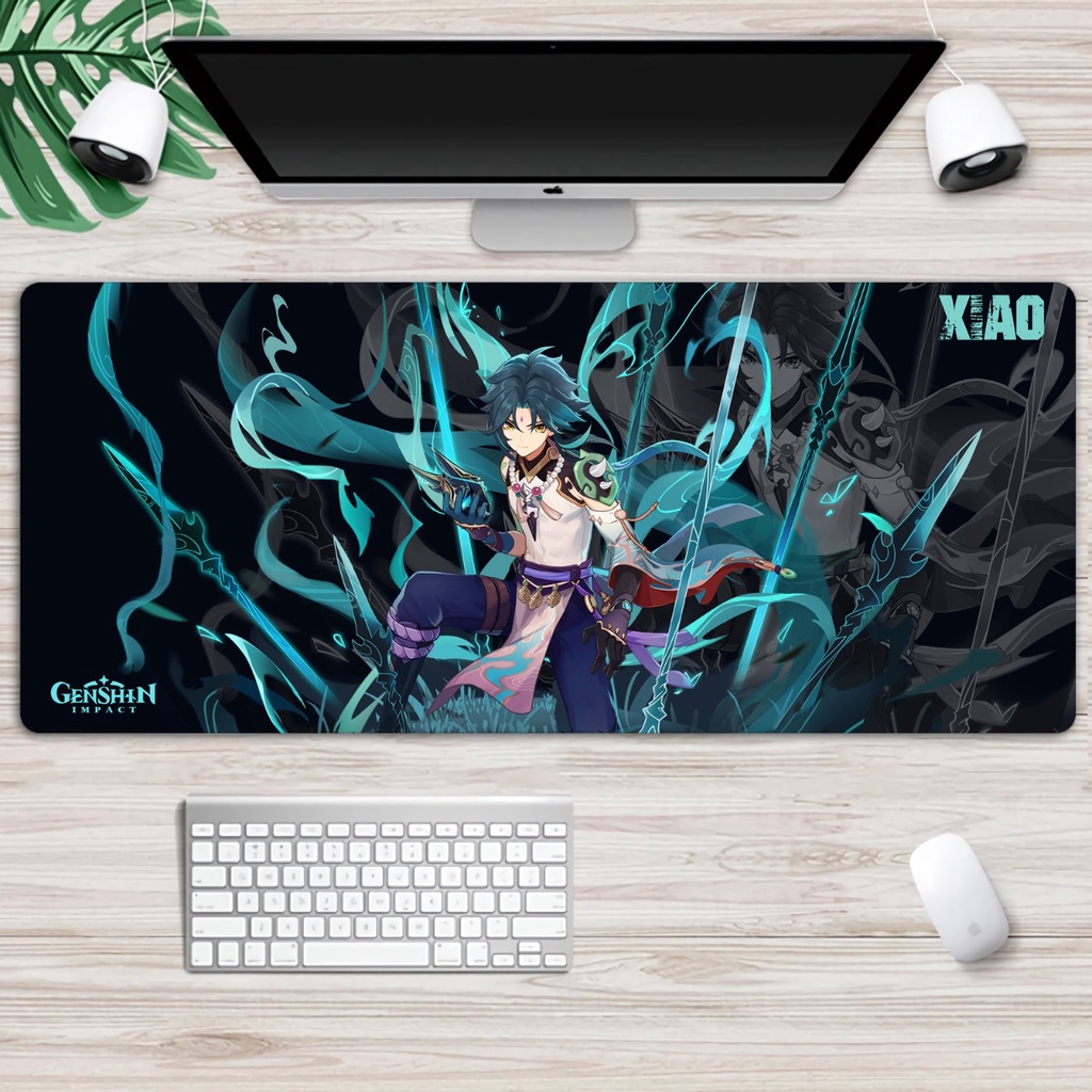 Jual Custom Gaming Mousepad Matt Genshin Impact Dark Edition | Shopee ...