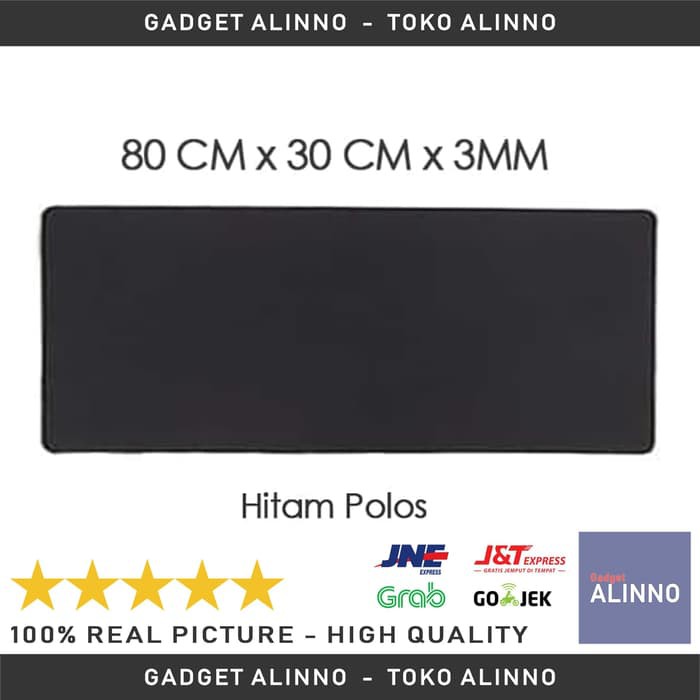 Jual GAMING MOUSE PAD LEBAR 30CM x 80CM HITAM POLOS / MOUSEPAD GAMING ...
