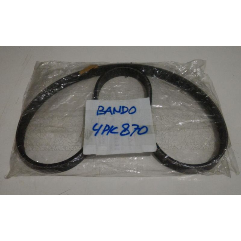 Jual FANBELT BANDO 4PK870 CARNIVAL DIESEL / LANCER EVO / GREAT COROLLA ...