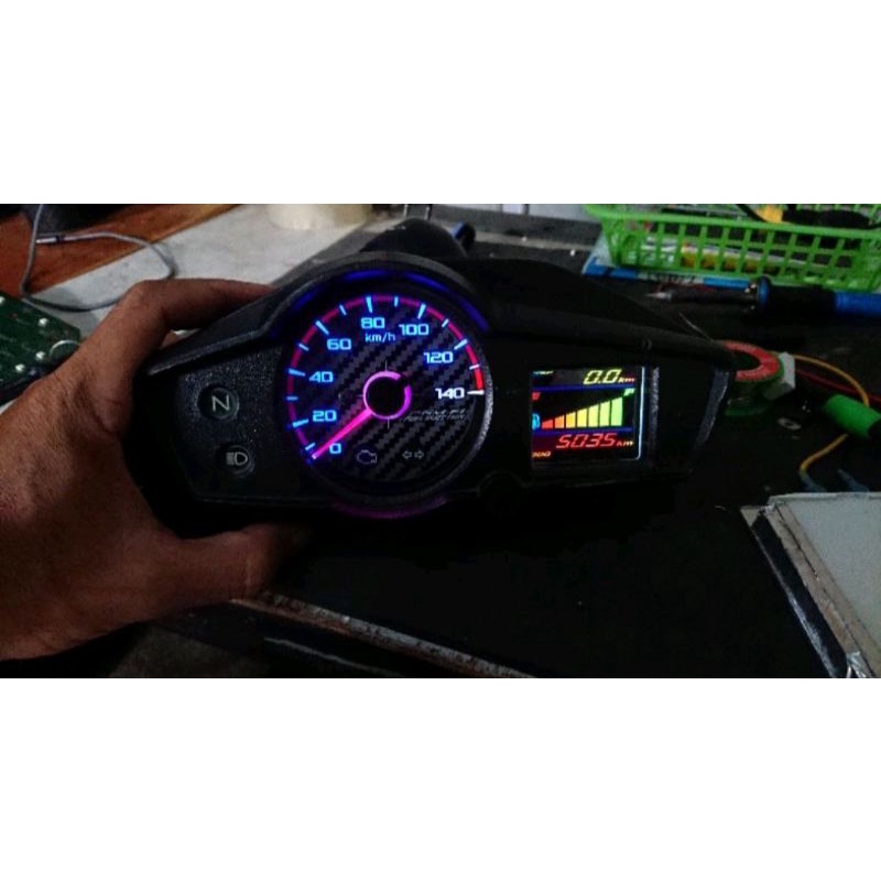 Jual POLARIS lcd speedometer verza stiker lcd speedometer honda verza ...