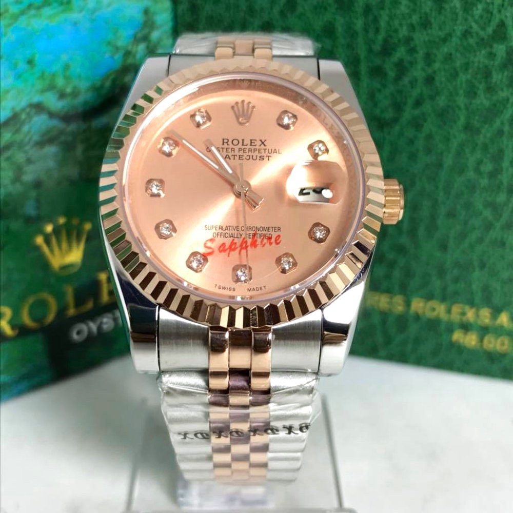 Jual Jam tangan Rolex Oyster Perpetual Datejust 36 - Premium | Shopee ...