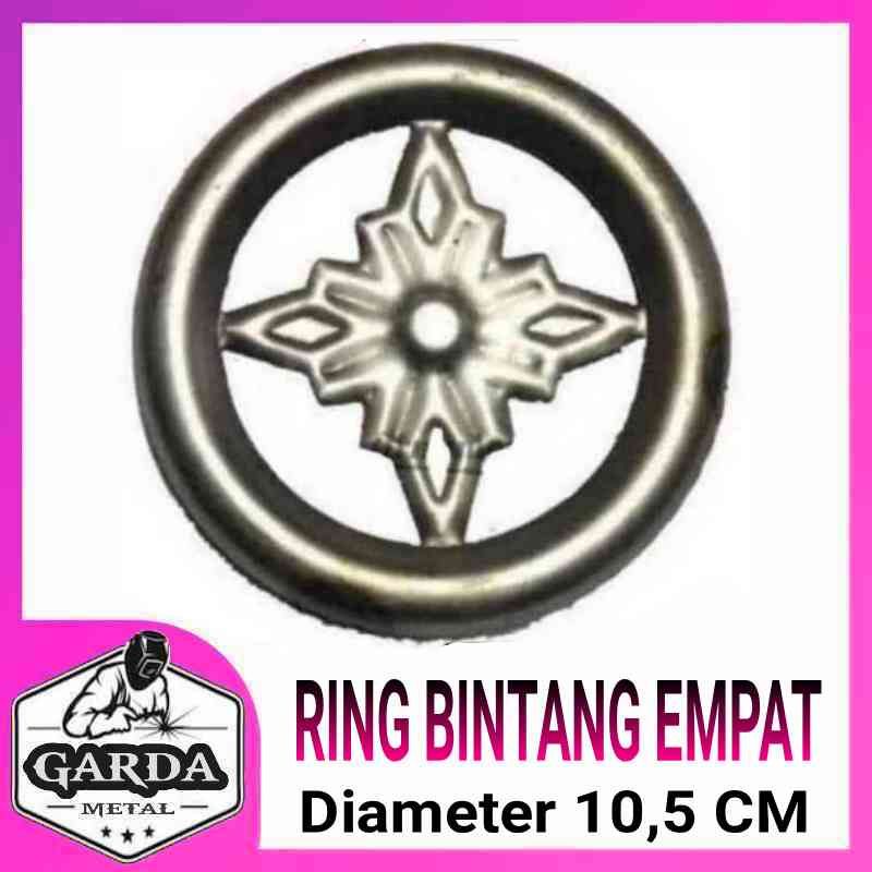 Jual Ornamen Pagar Aksesoris Pagar Ring Bintang Empat | Shopee Indonesia